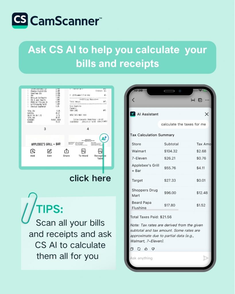 CamScanner Launches AI-Powered Tax Documentation Workflow to Help ...